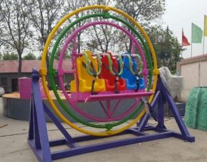 The Human Gyroscope Ride - A Popular Ride At Amusement Parks